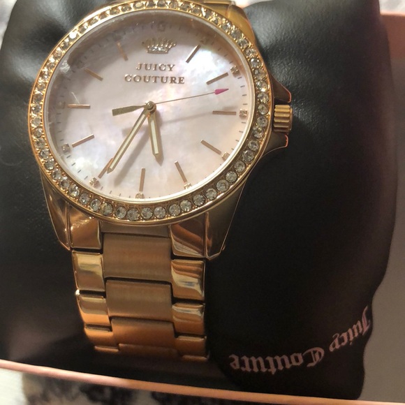 Juicy Couture | Jewelry | Juicy Couture Stella Crystal Rose Gold Tone ...